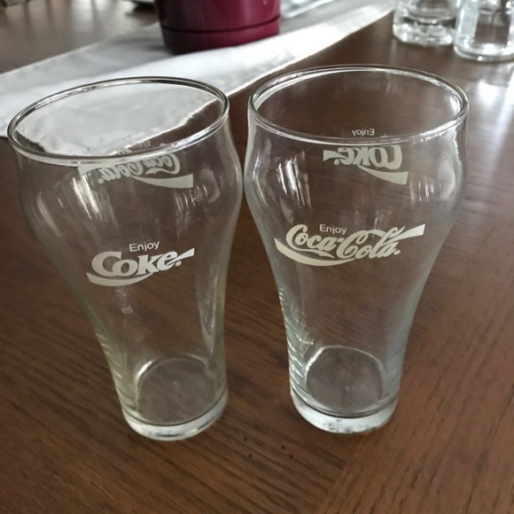 Coca Cola | Dining | Vintage Collectable Cocoa Cola Glasses | Poshmark